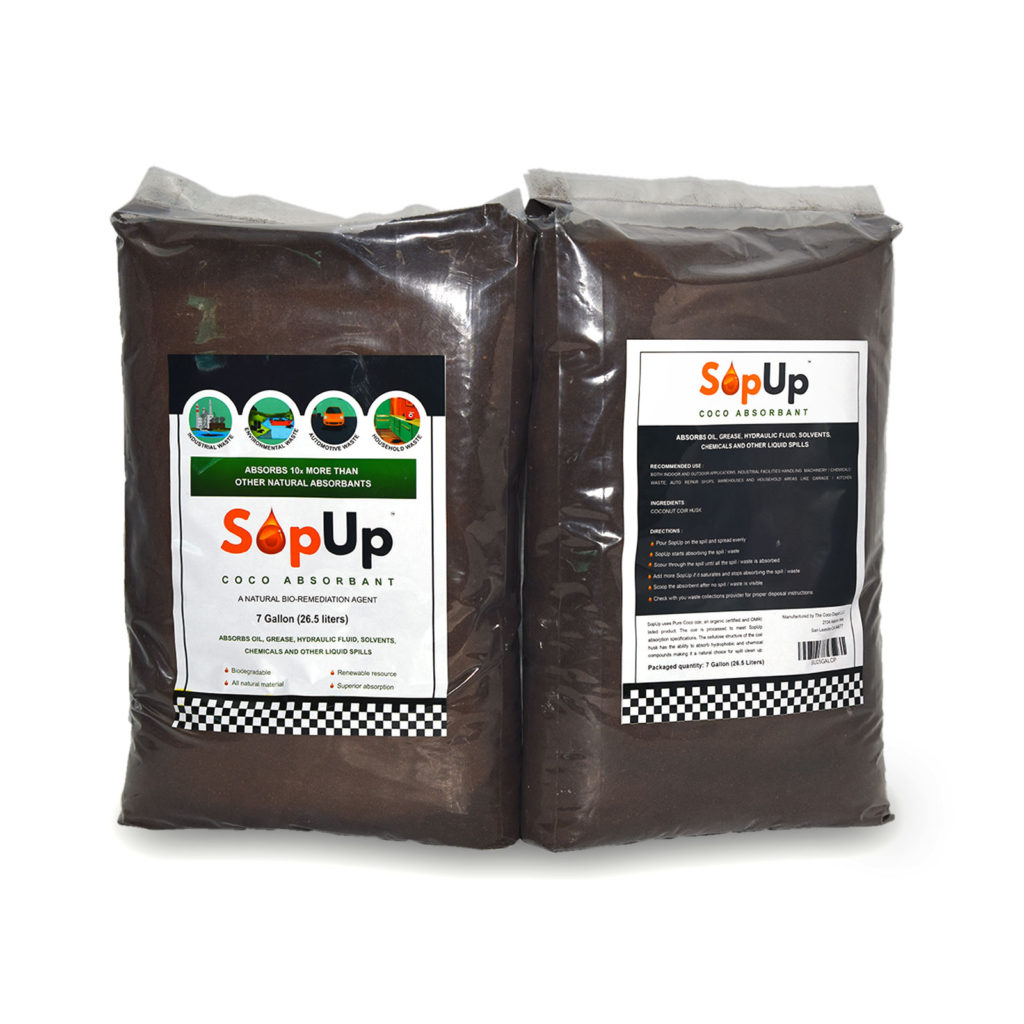 SopUp Spill Absorbant - 7 Gallon - SopUp Coco Absorbant